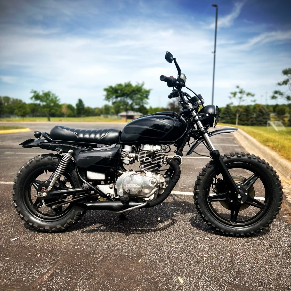 Icarus – 1980 Honda CM400 Scrambler – J. CURTIS CUSTOMS